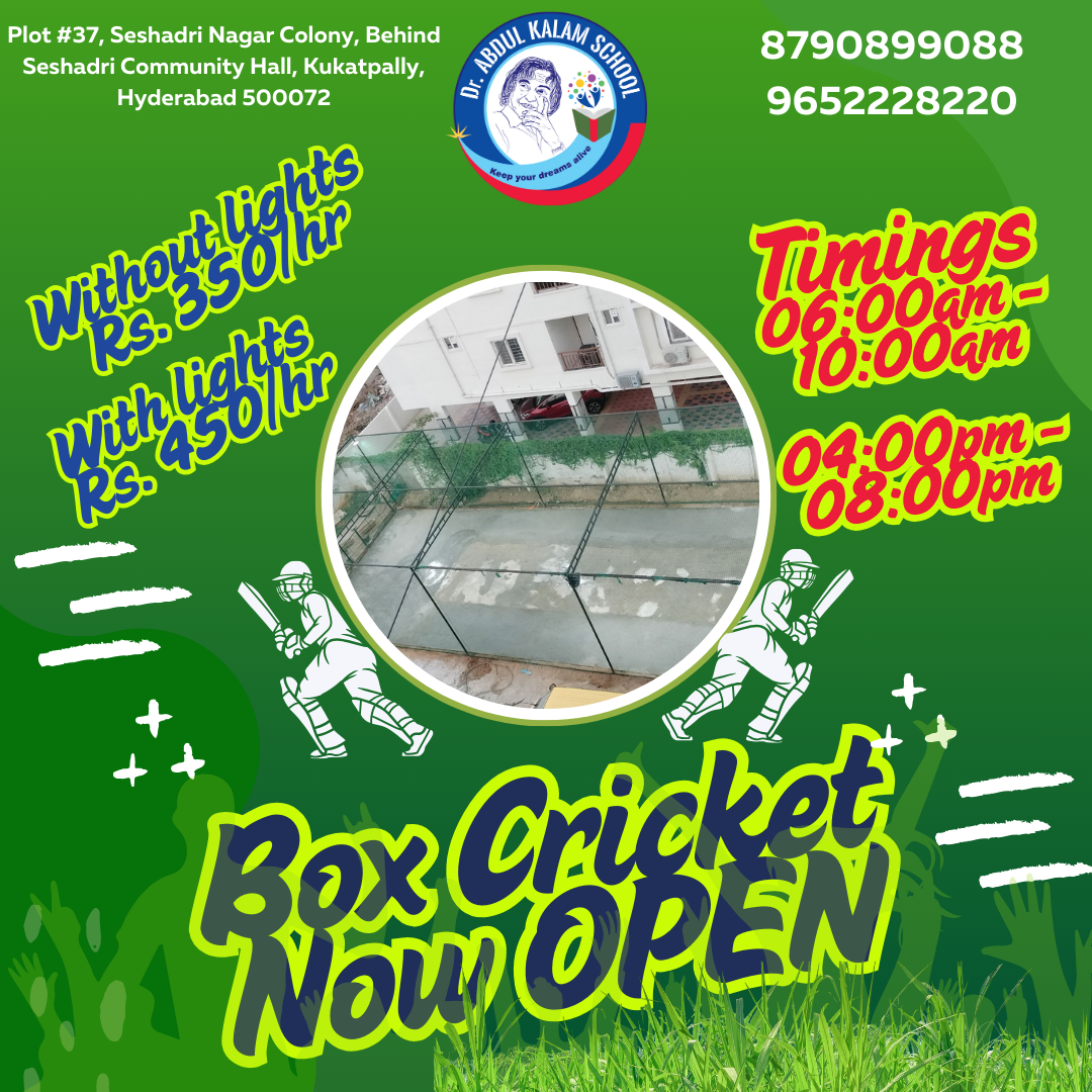 Box Cricket – Dr. Abdul Kalam School